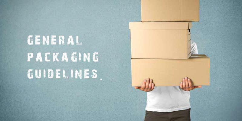 How to prepare cardboard boxes, packaging and wrapping guidelines ...