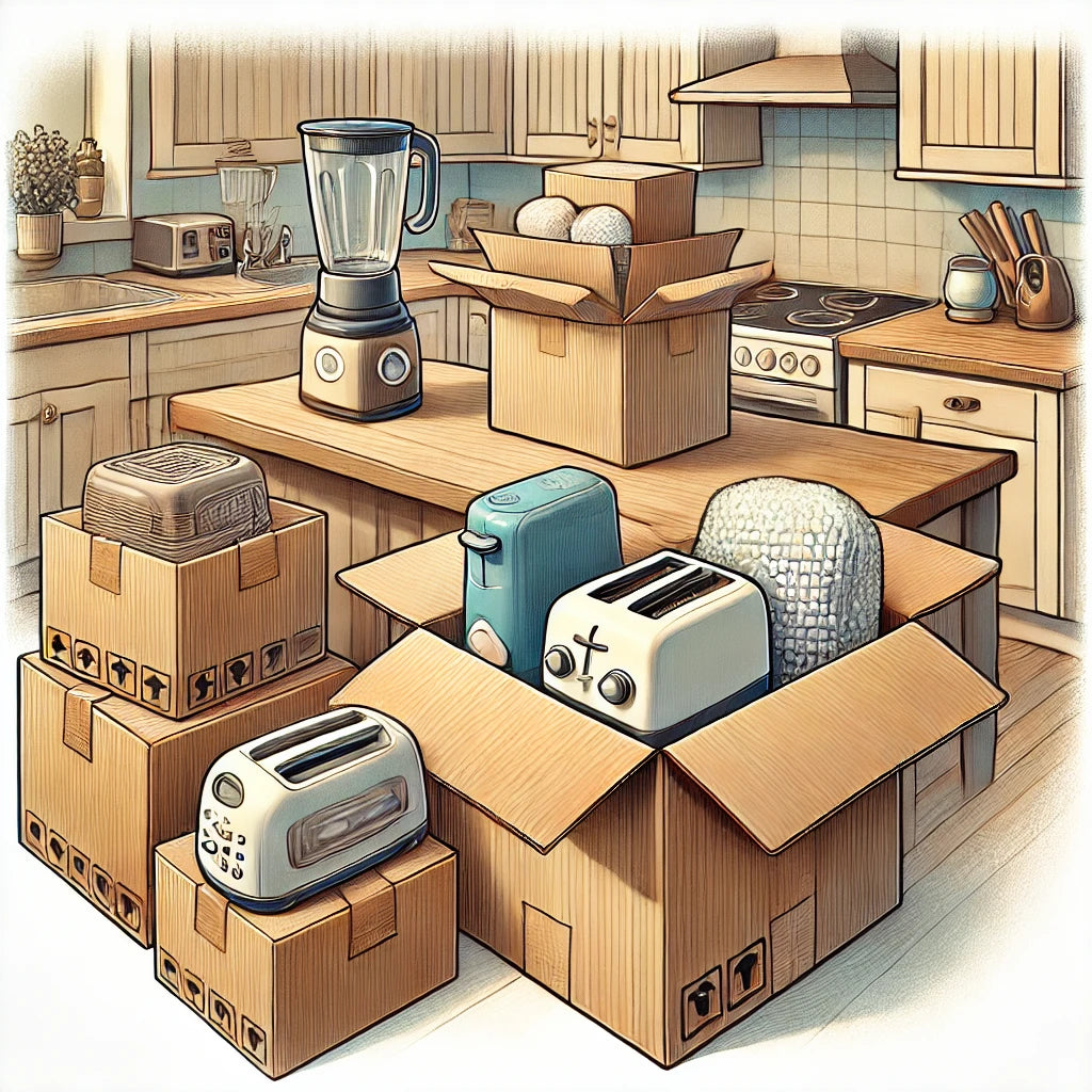 The Ultimate Guide to Packing Kitchen Appliances in cardboard boxes ...